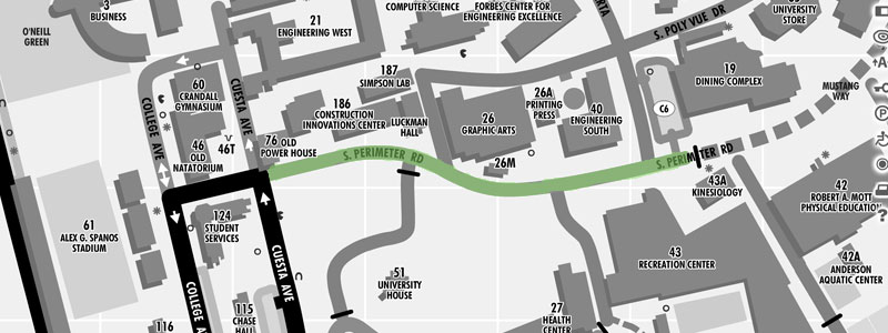 Campus Parking Lots - Transportation & Parking Services - Cal Poly